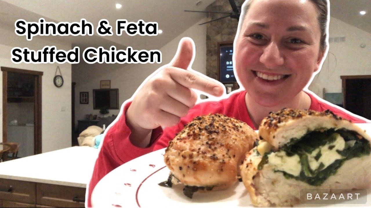 How To Make Delicious Spinach And Feta Stuffed Chicken Breast Easy