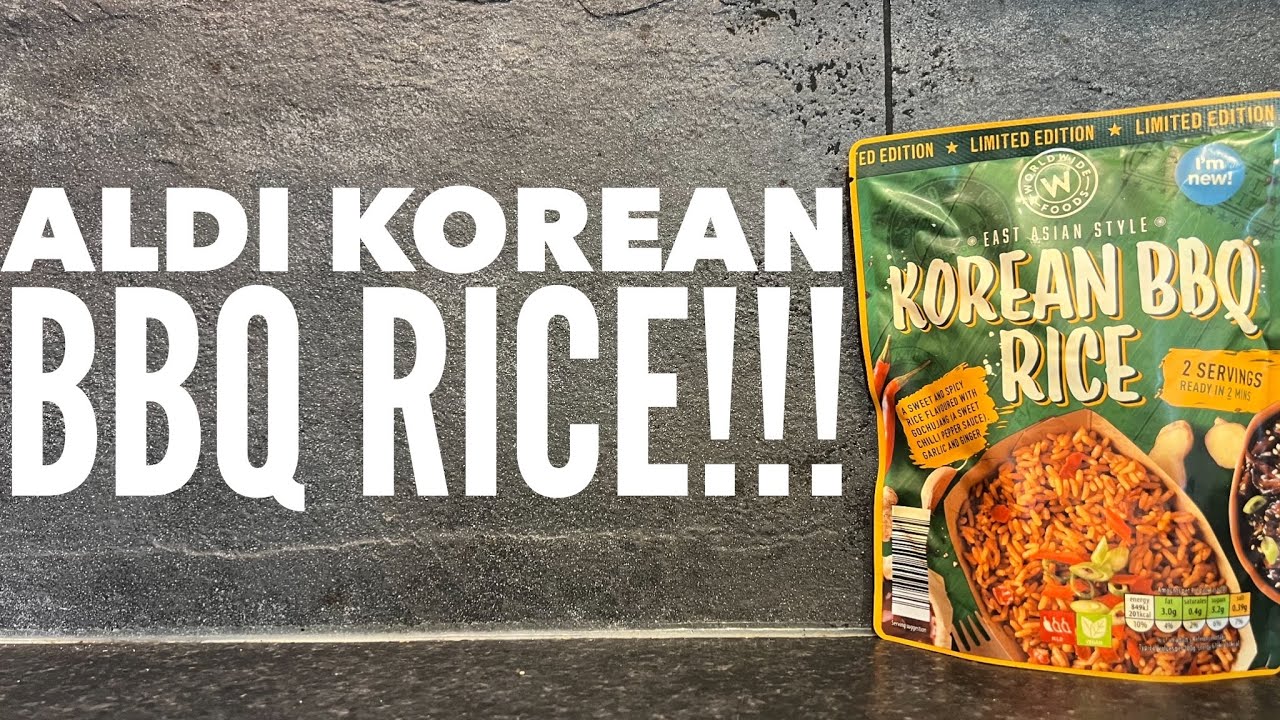 Aldi Korean BBQ Rice Review | Aldi Food Review - Dining and Cooking