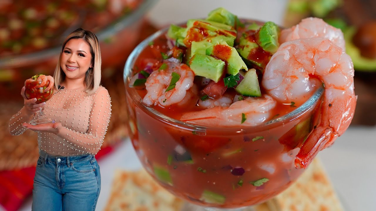 The Perfect SHRIMP COCKTAIL Recipe, it’s seriously the BEST | Cóctel de ...