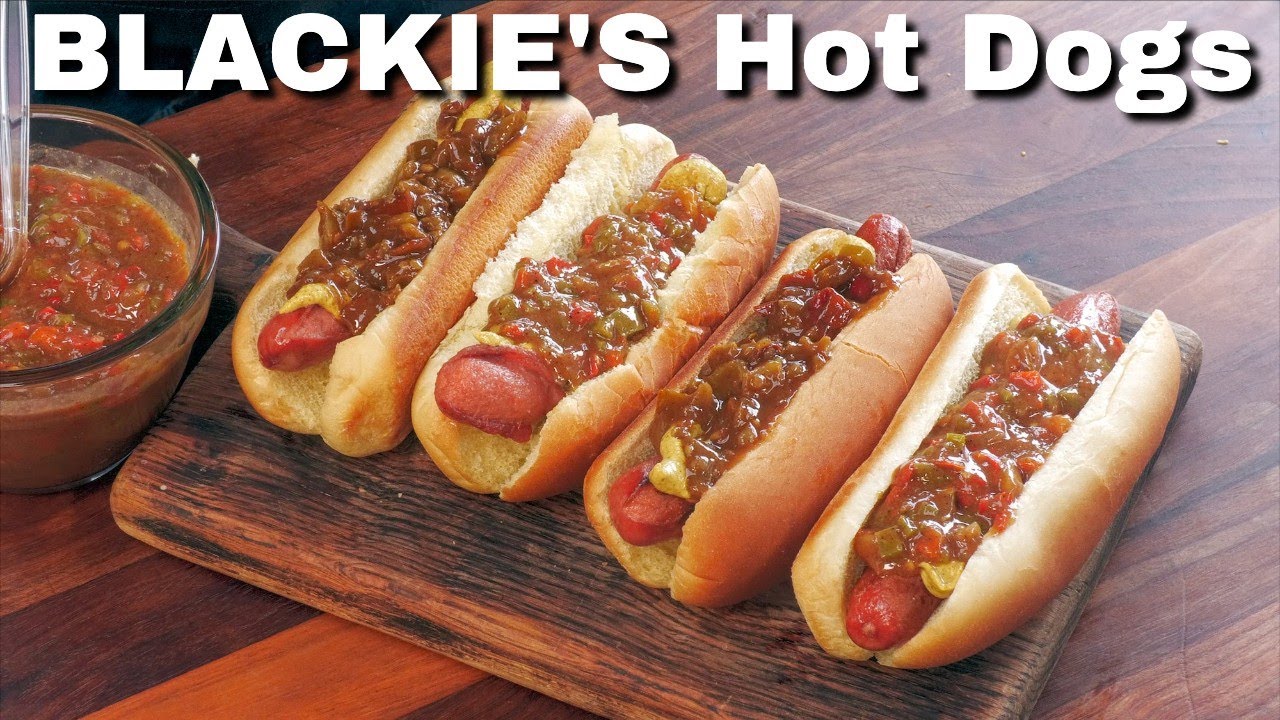 96 Year-Old Hot Dog Recipe! | Blackie's Copycat Recipe! - Dining and ...