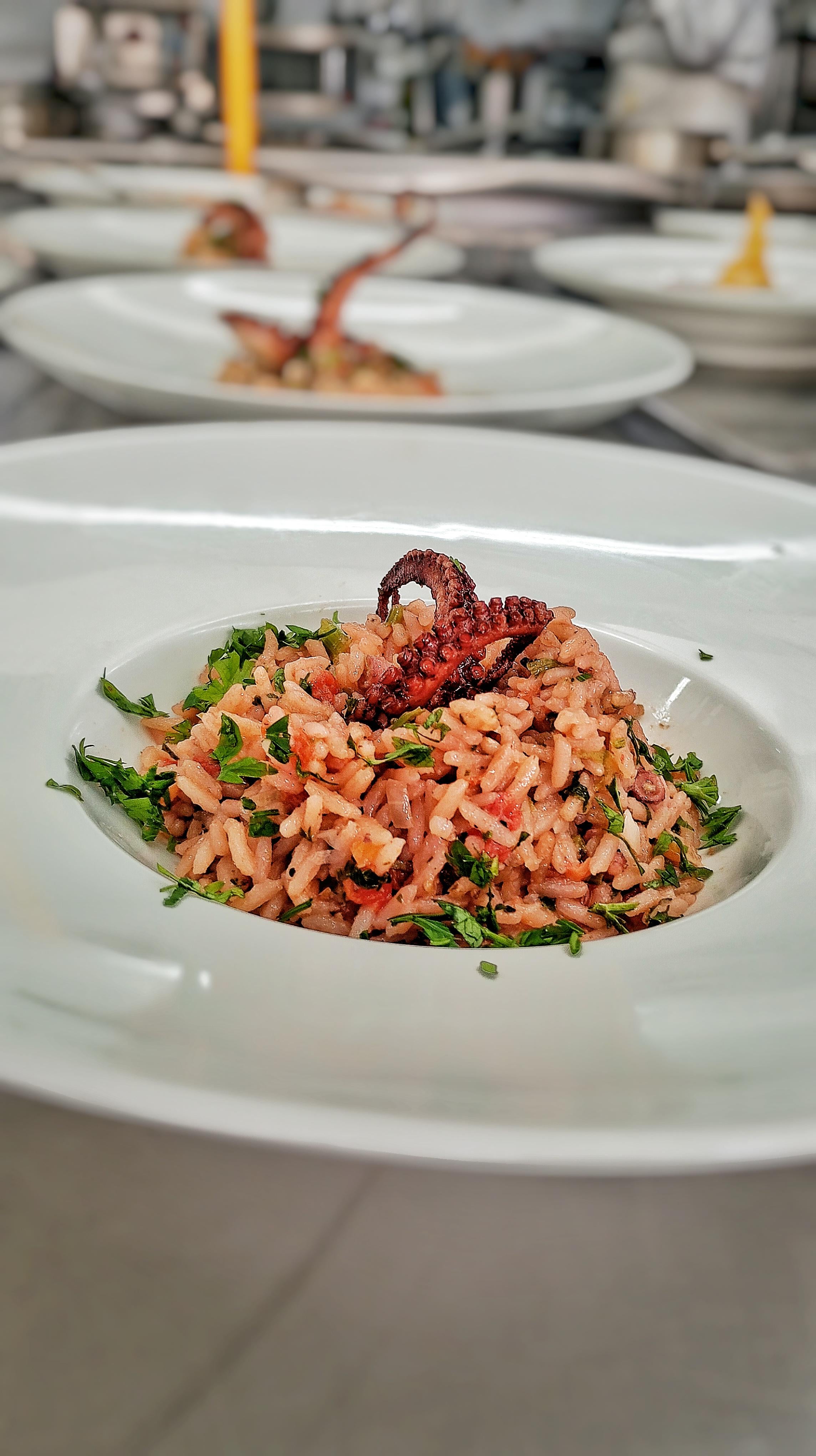 Octopus fried rice. 🍚 - Dining and Cooking