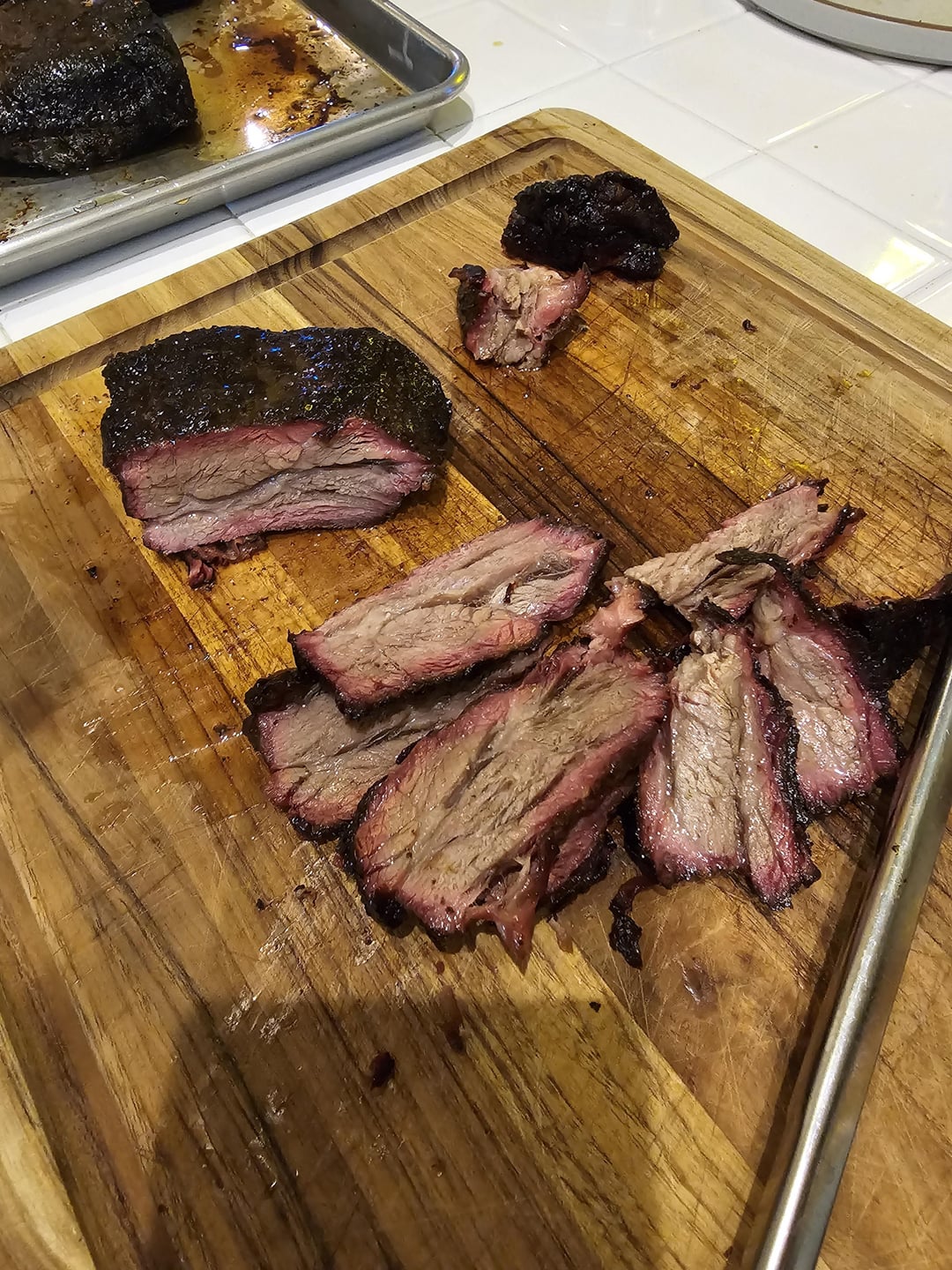 Smoked Chuck = Poor Man's Brisket..WSM. - Dining and Cooking