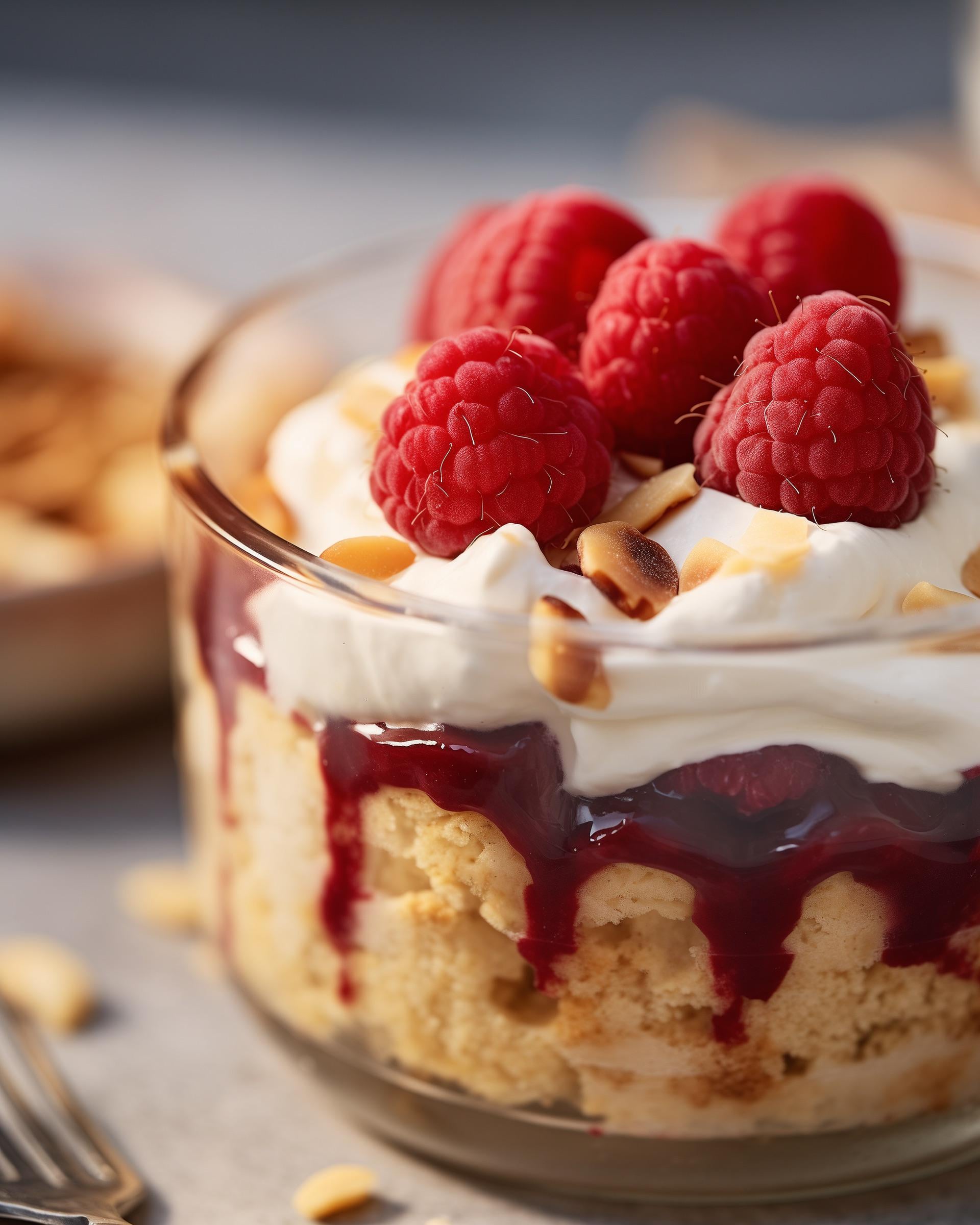 Raspberry Jam Baked Porridge - Dining and Cooking