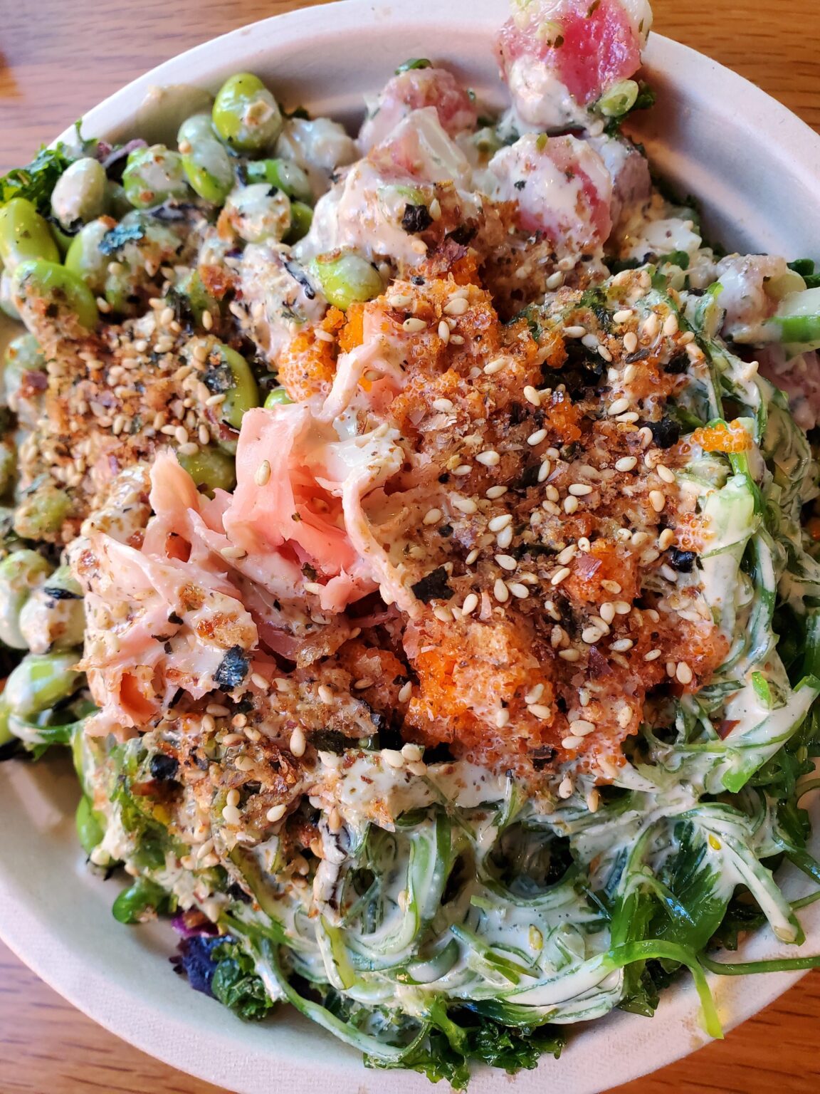 Poke from my favorite poke spot. - Dining and Cooking