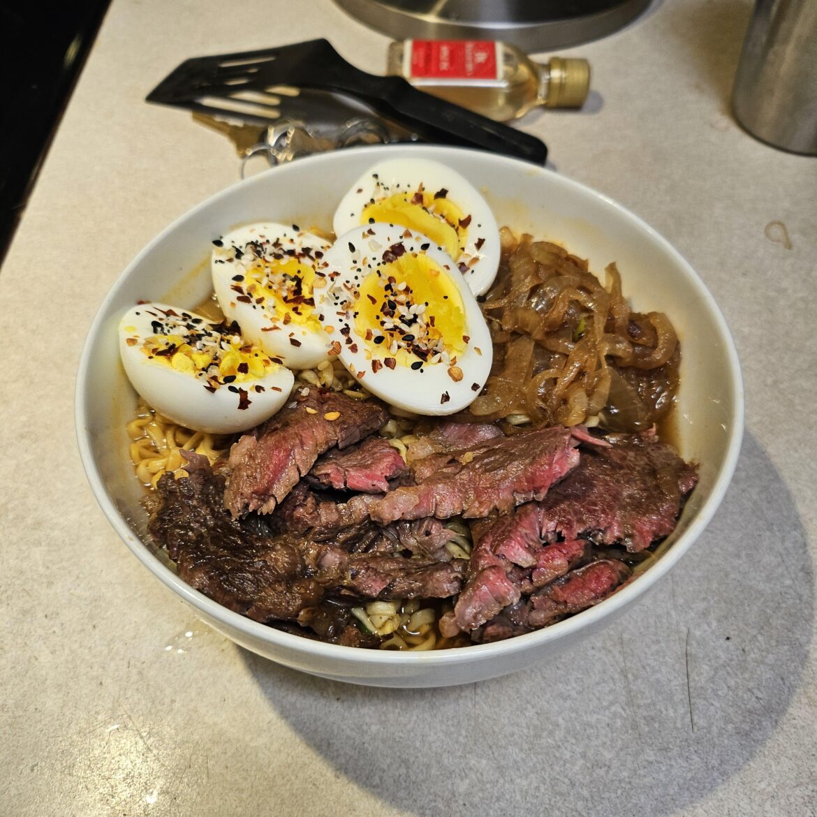 instant ramen with toppings - Dining and Cooking