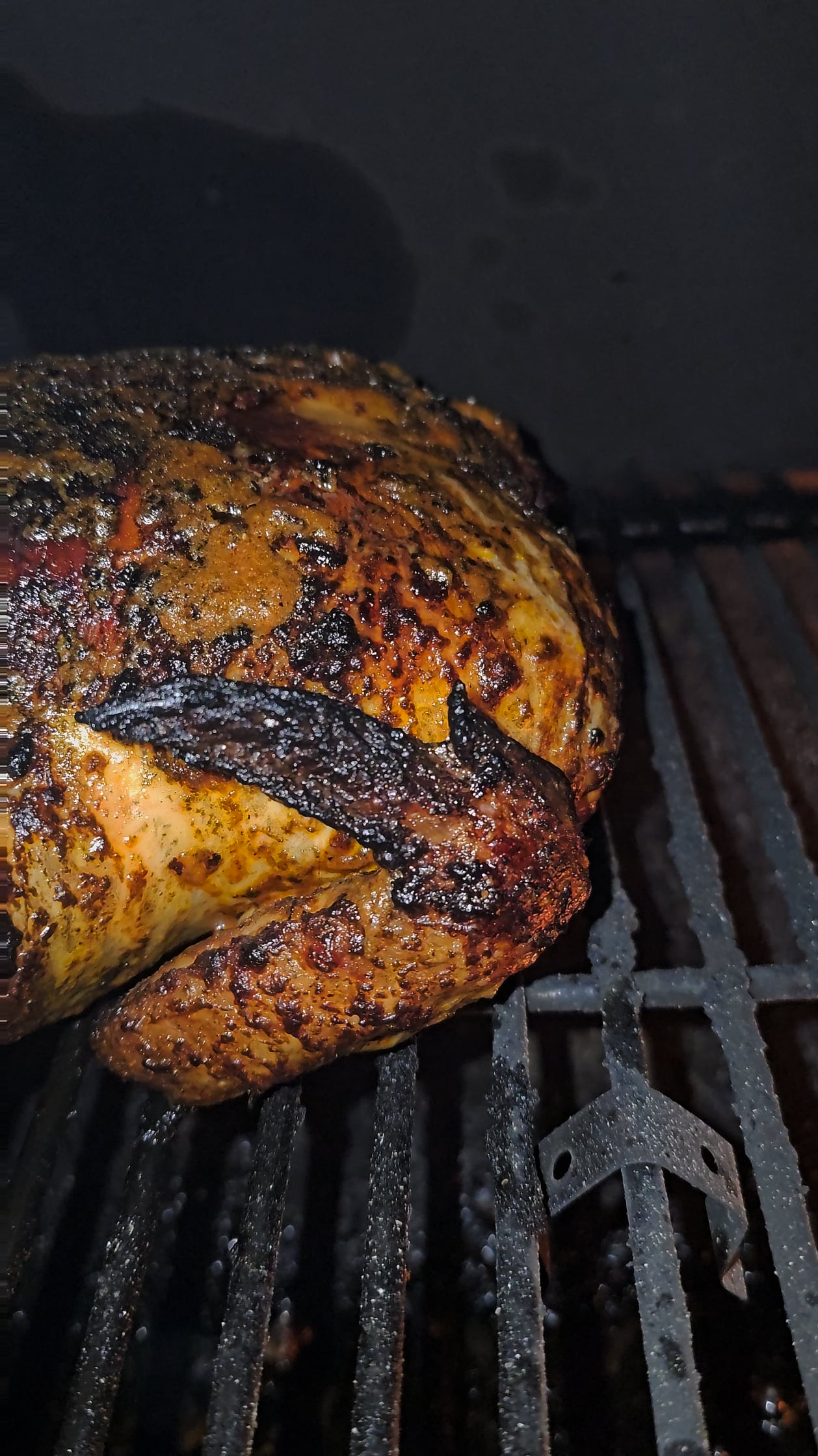 Gochujang, Miso and black garlic compound butter smoked chicken ...