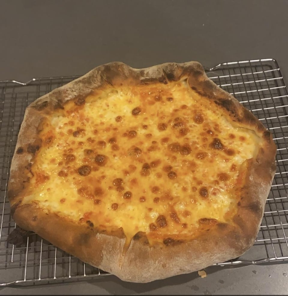 First time making stuffed crust! - Dining and Cooking