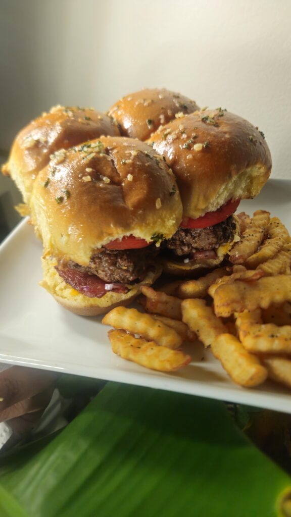 [Homemade] Beef sliders w/ Garlic Butter Brioche Buns - Dining and Cooking