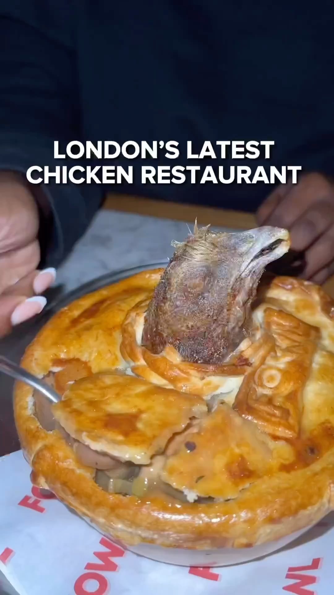 The worst way of presenting chicken in your food. UK knows best ...