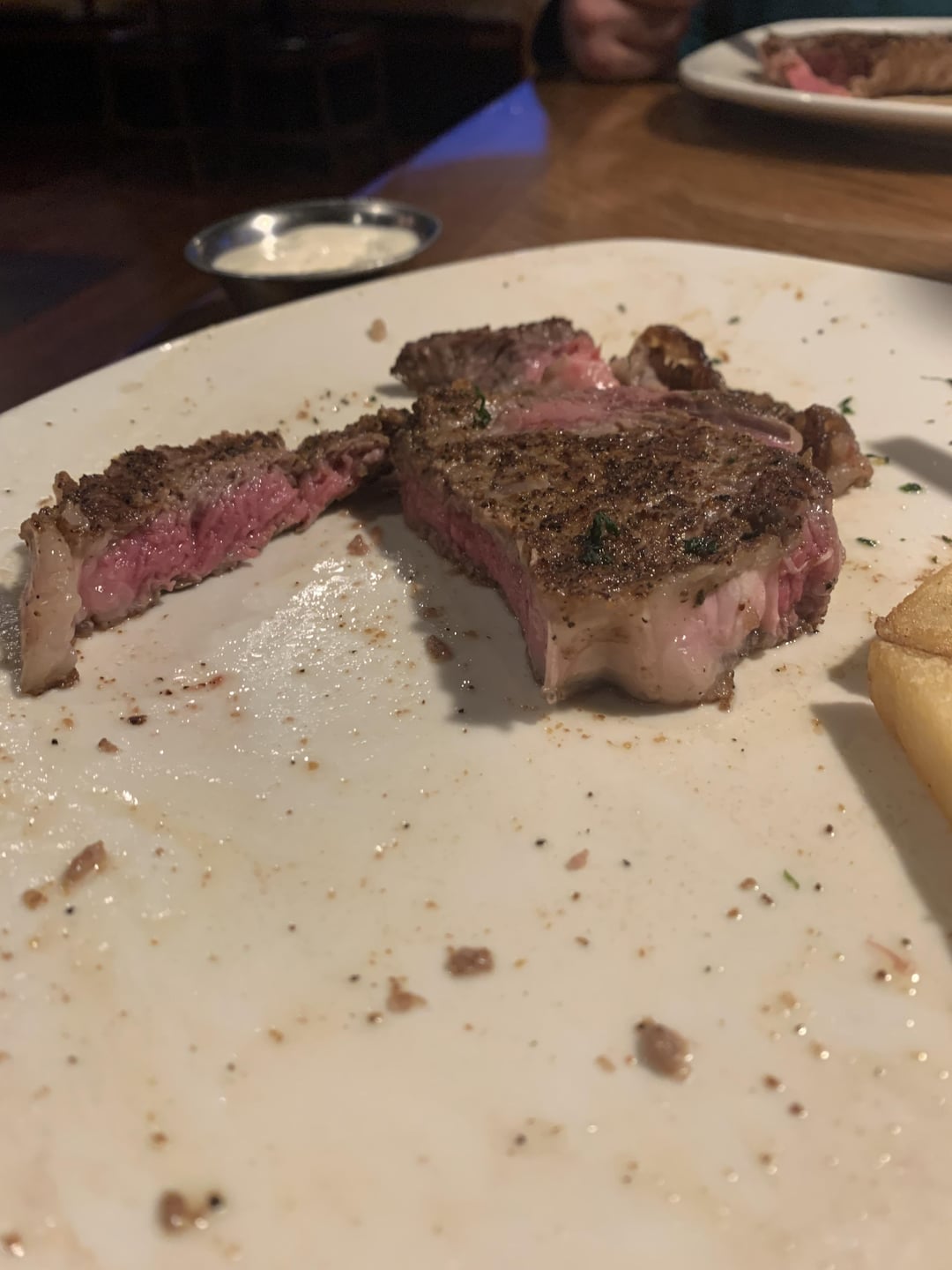 ordered a 13 oz ribeye from outback, medium rare - Dining and Cooking