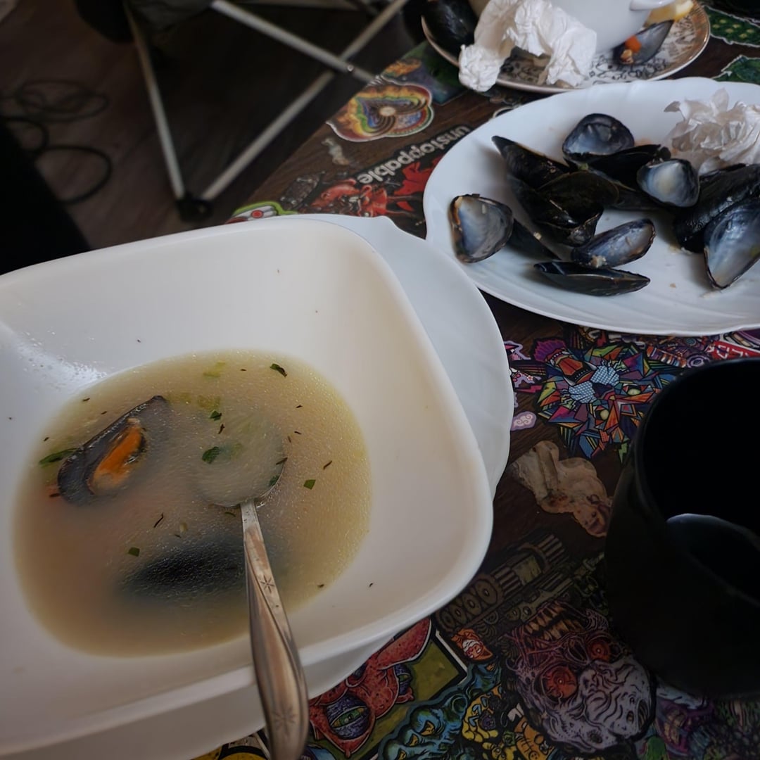 Mussel soup I made the other night. - Dining and Cooking