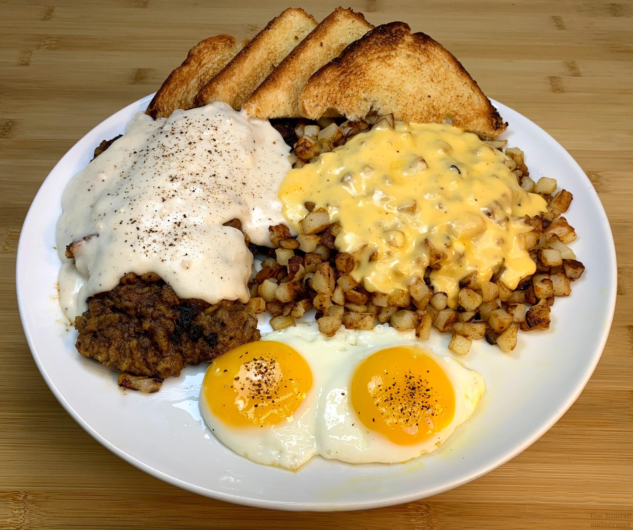 Country Fried Steaks and Country Fried Potatoes (smothered and covered ...