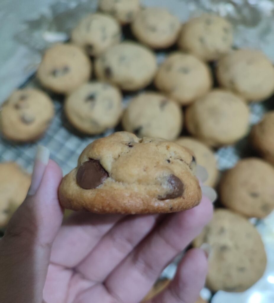 First time baking chocolate chip cookies. They turned out to be small ...