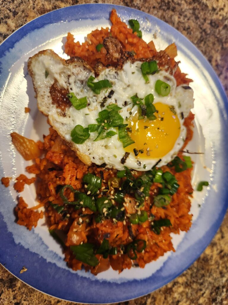 My humble kimchi fried rice. - Dining and Cooking