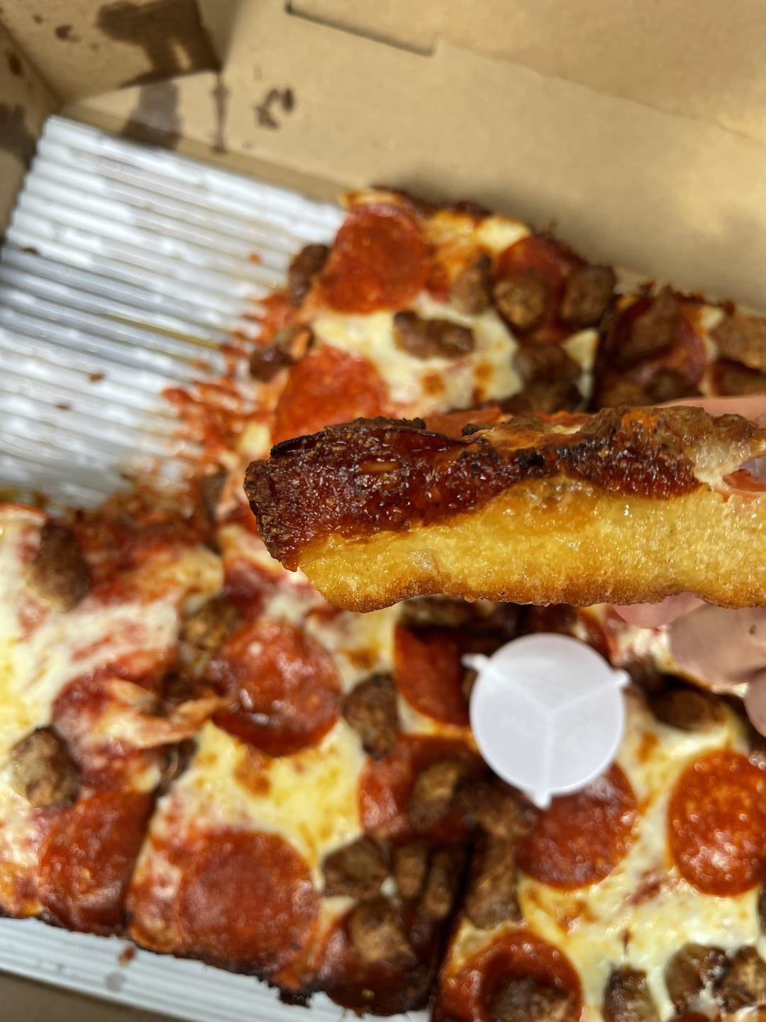 Finally tried the famous Jet’s Detroit Style Pizza - Dining and Cooking