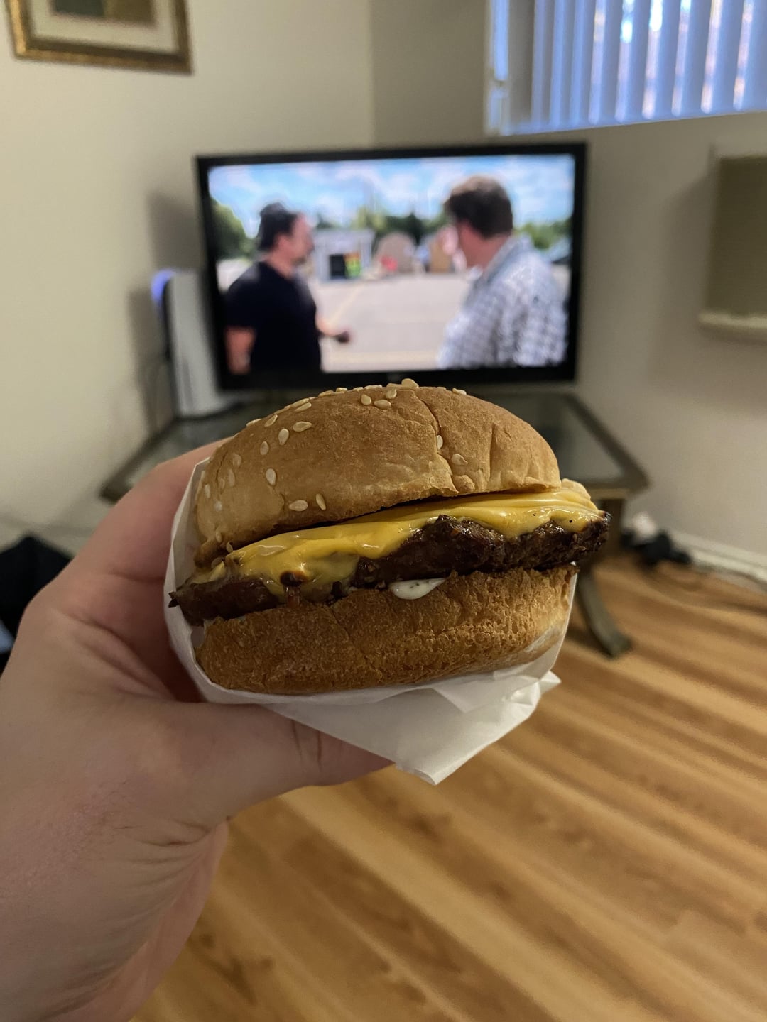 Grilled burgers today with caramelized onions and homemade aioli ...