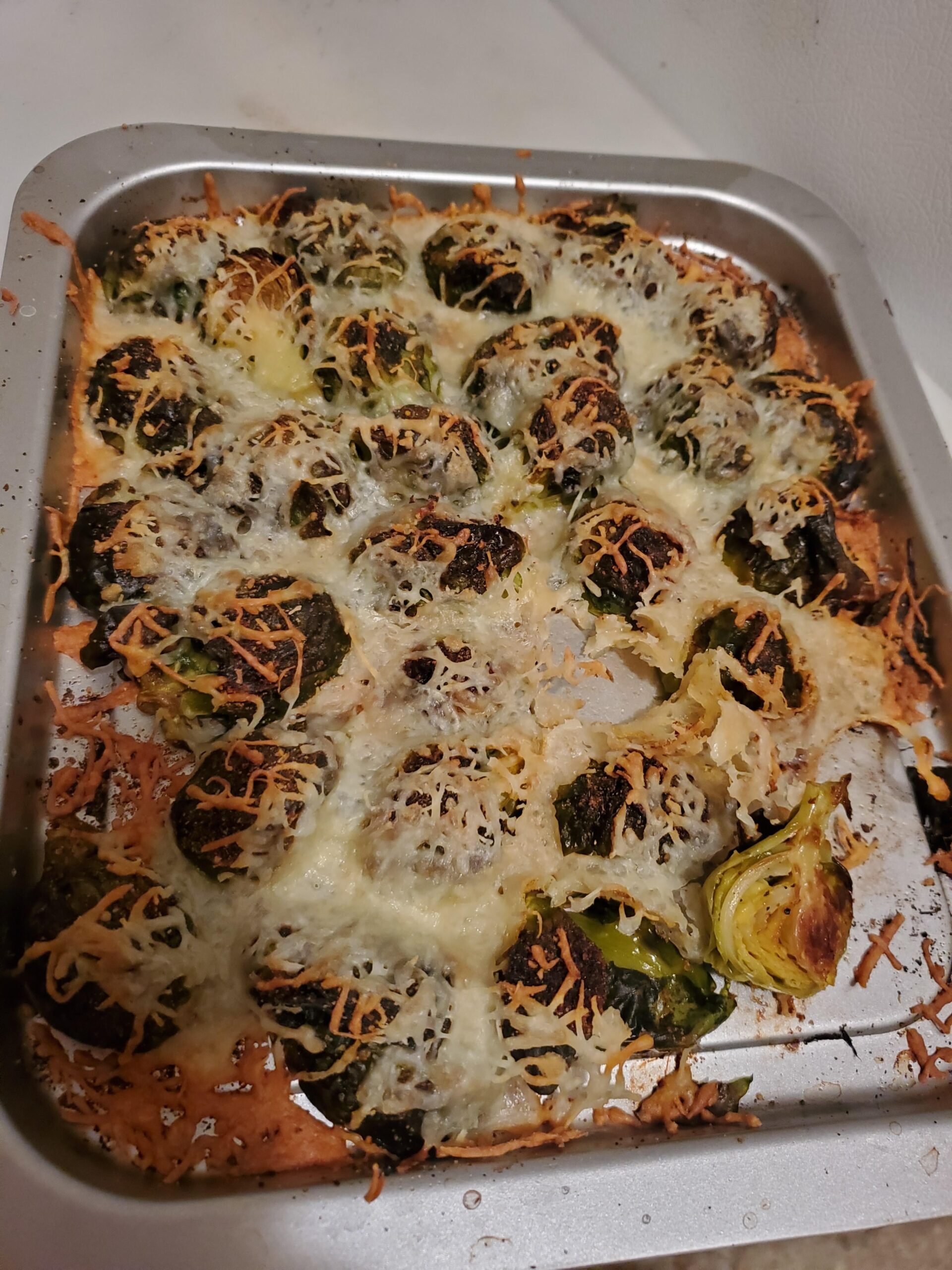 burnt tf out of my brussels sprouts in the air fryer, still taste ...