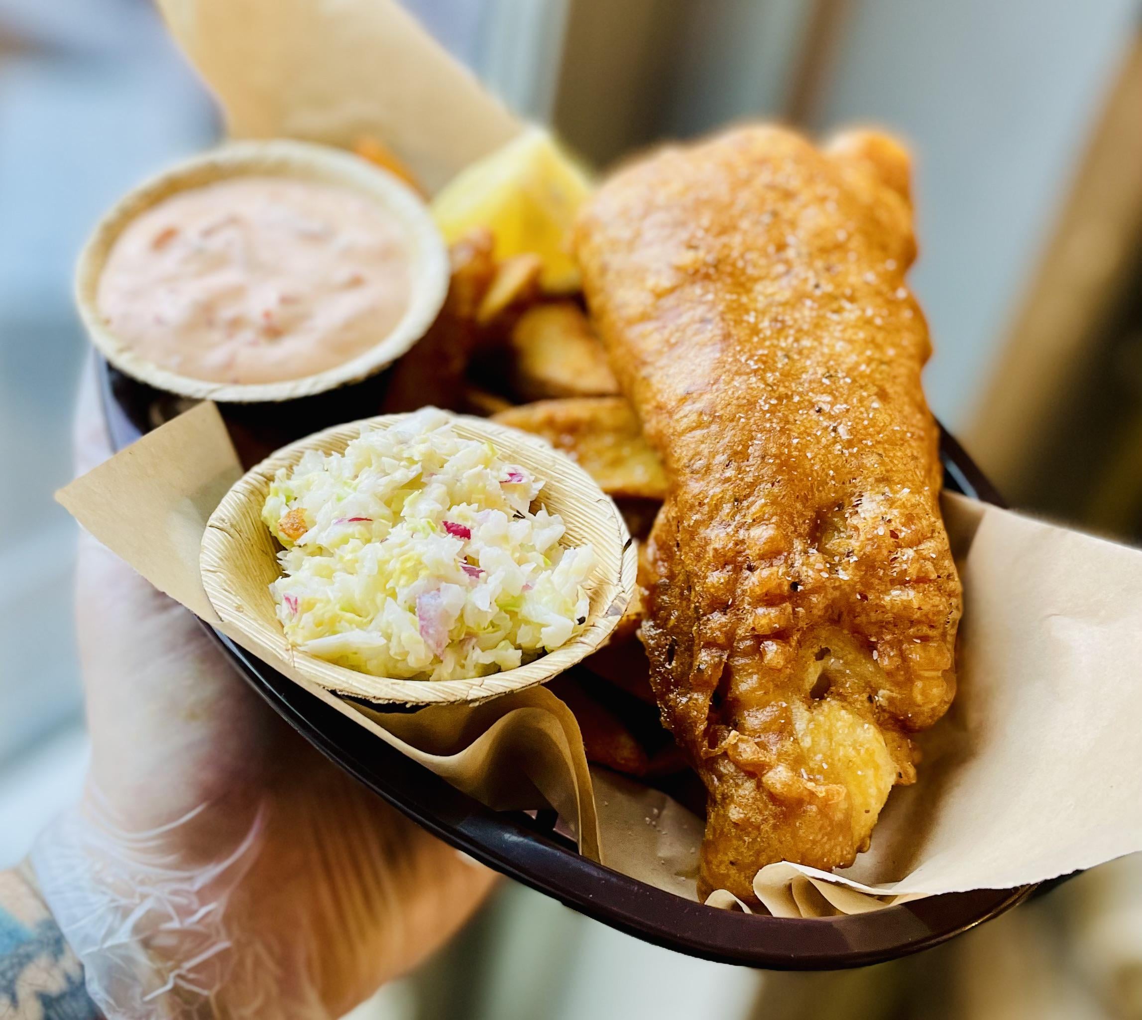 Happy Thursday! Fish & Chips for lunch - Dining and Cooking