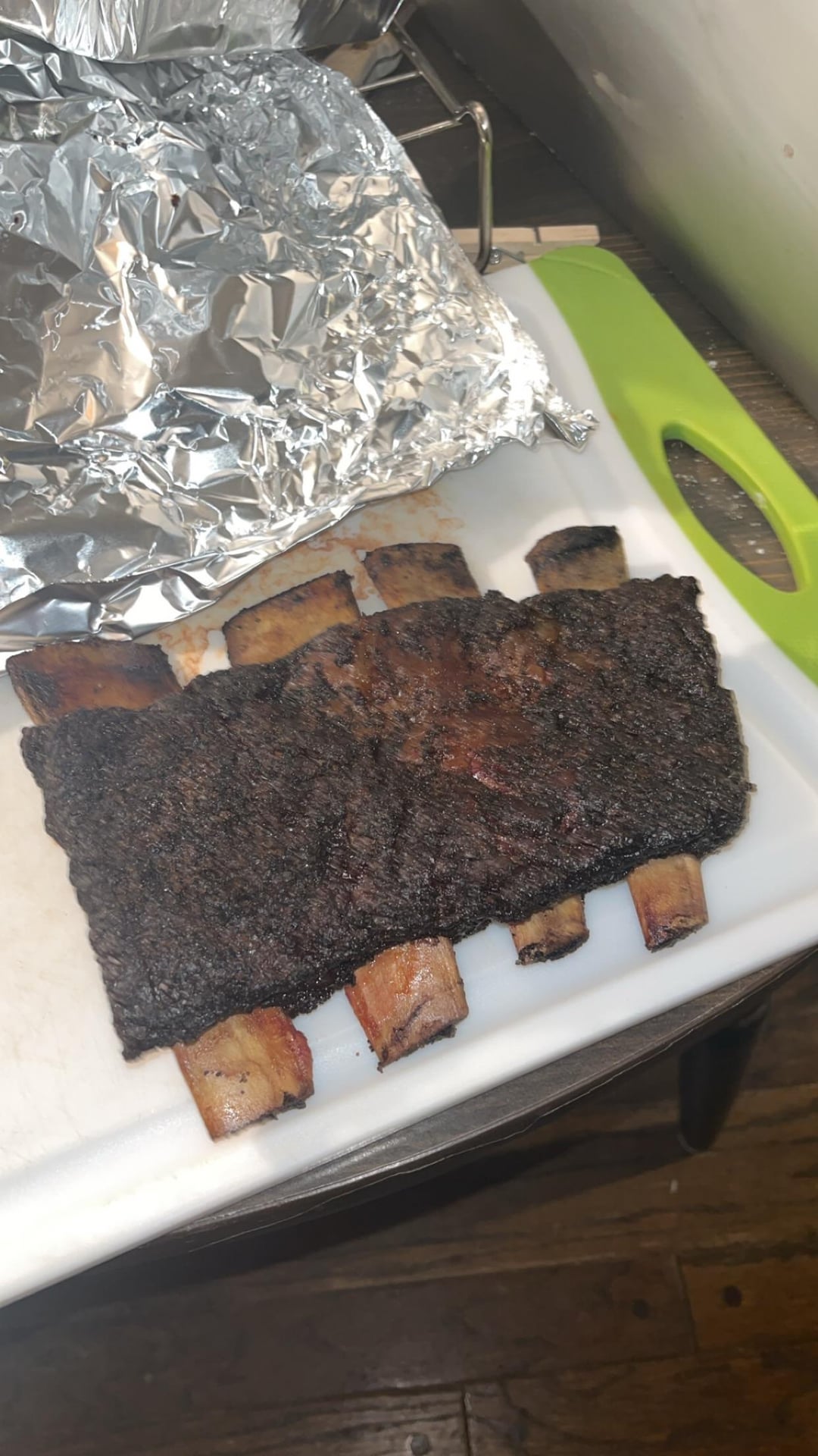 smoked some chuck ribs #weberkettlesquad - Dining and Cooking