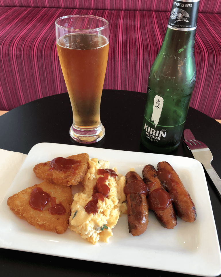 Airport lounge breakfast hits different - Dining and Cooking