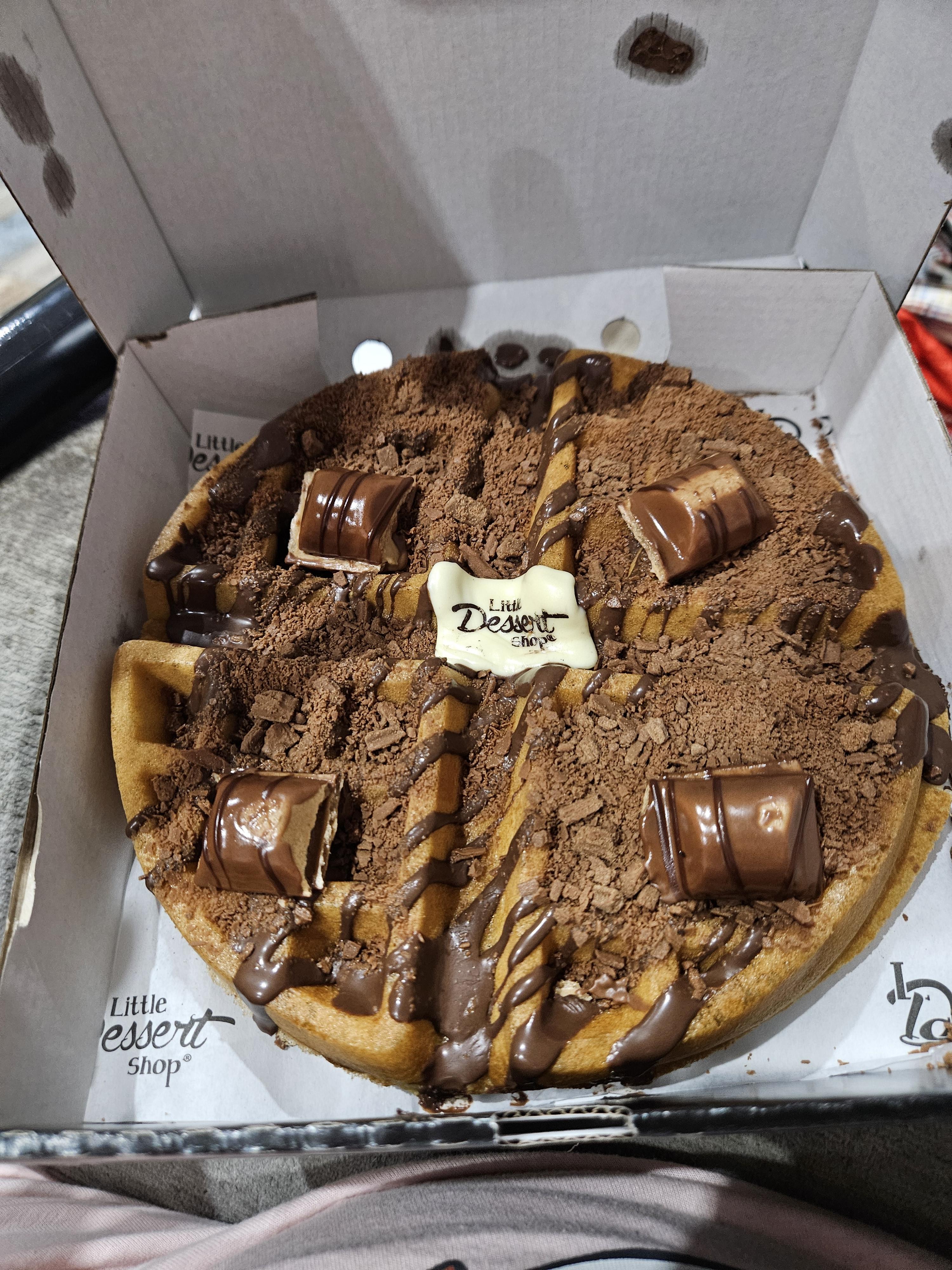 cheeky waffle from a couple of weeks ago - Dining and Cooking