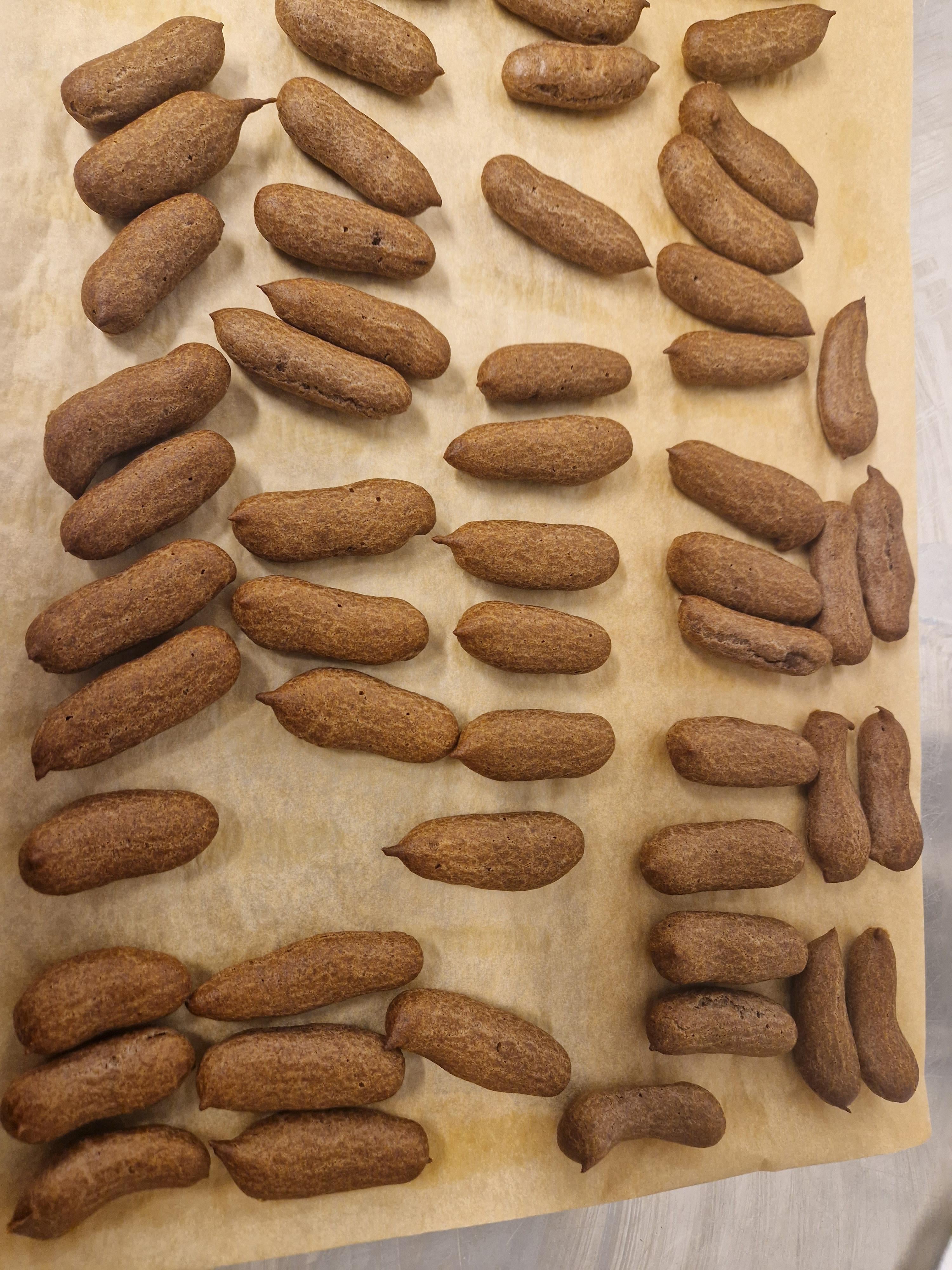 some mini chocolate choux that i made - Dining and Cooking