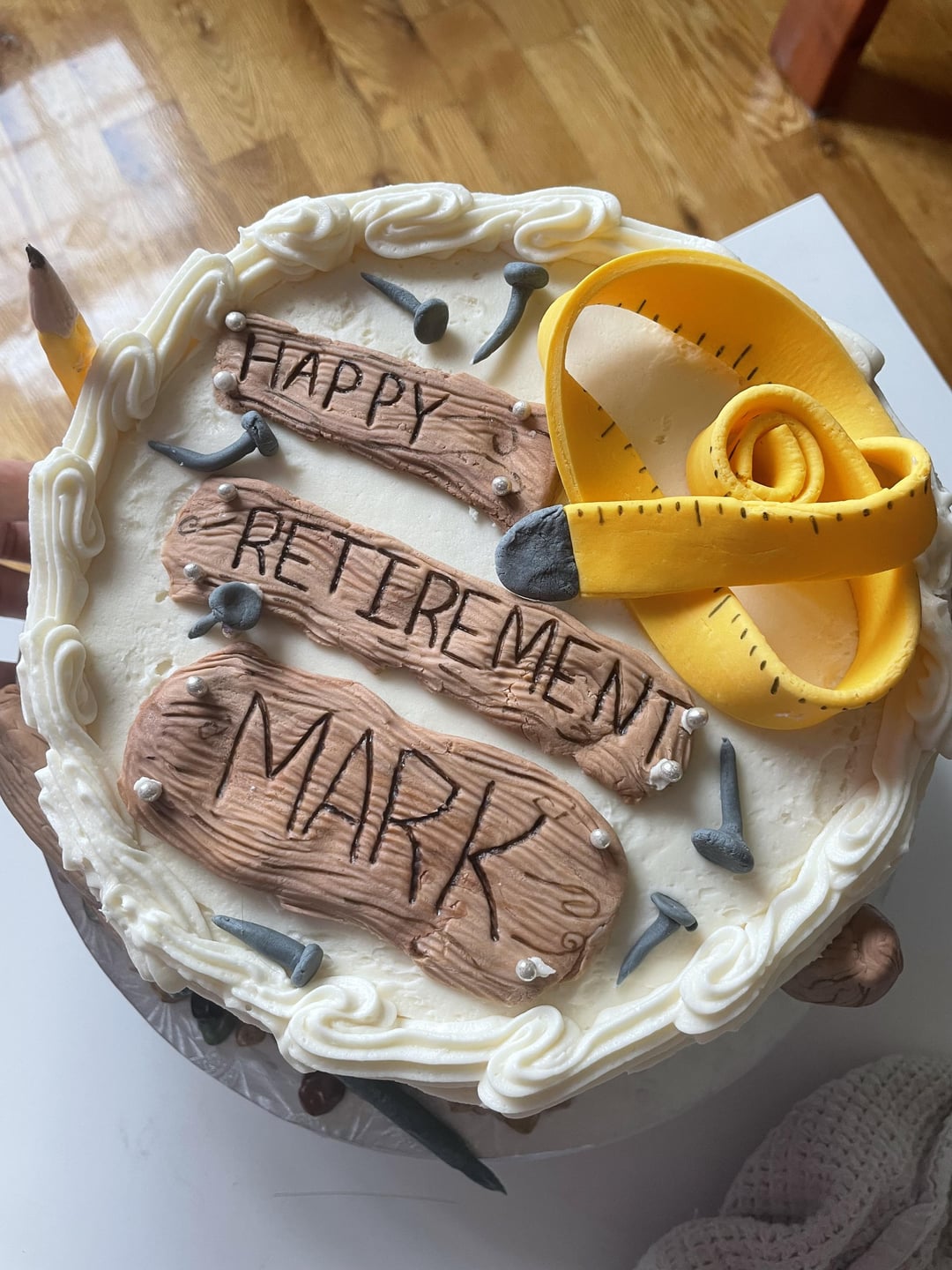 A retirement cake for a man who can build anything! What do we think ...