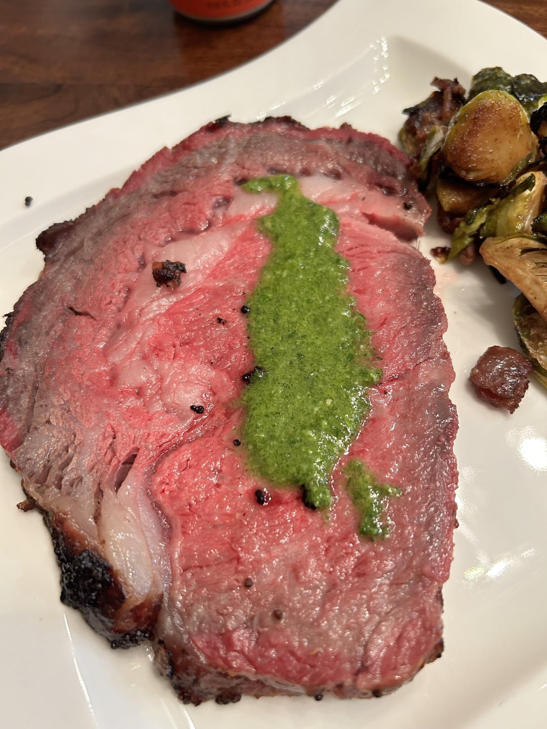 Reverse seared smoked prime rib. SRF black grade ribeye. - Dining and ...