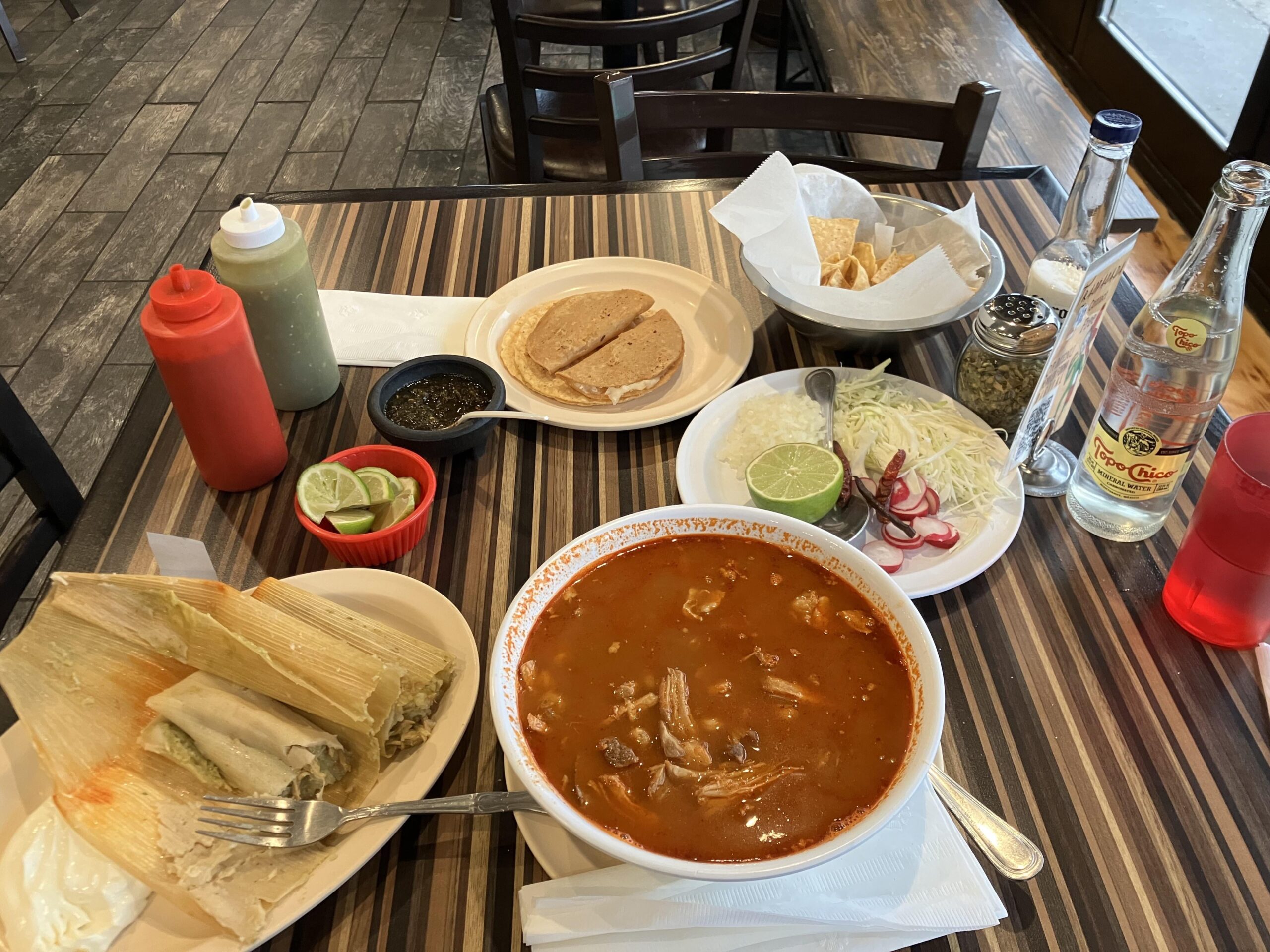 Traspasada Pozole and Green Chicken Tamales - Dining and Cooking