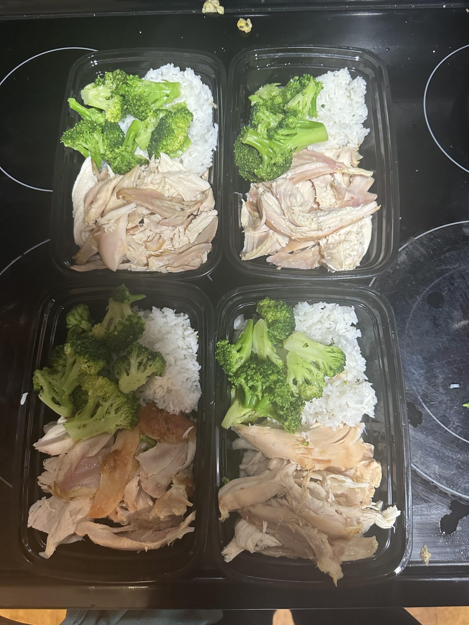 Lazy meal prep - Costco Rotisserie Chicken skin removed - Dining and ...