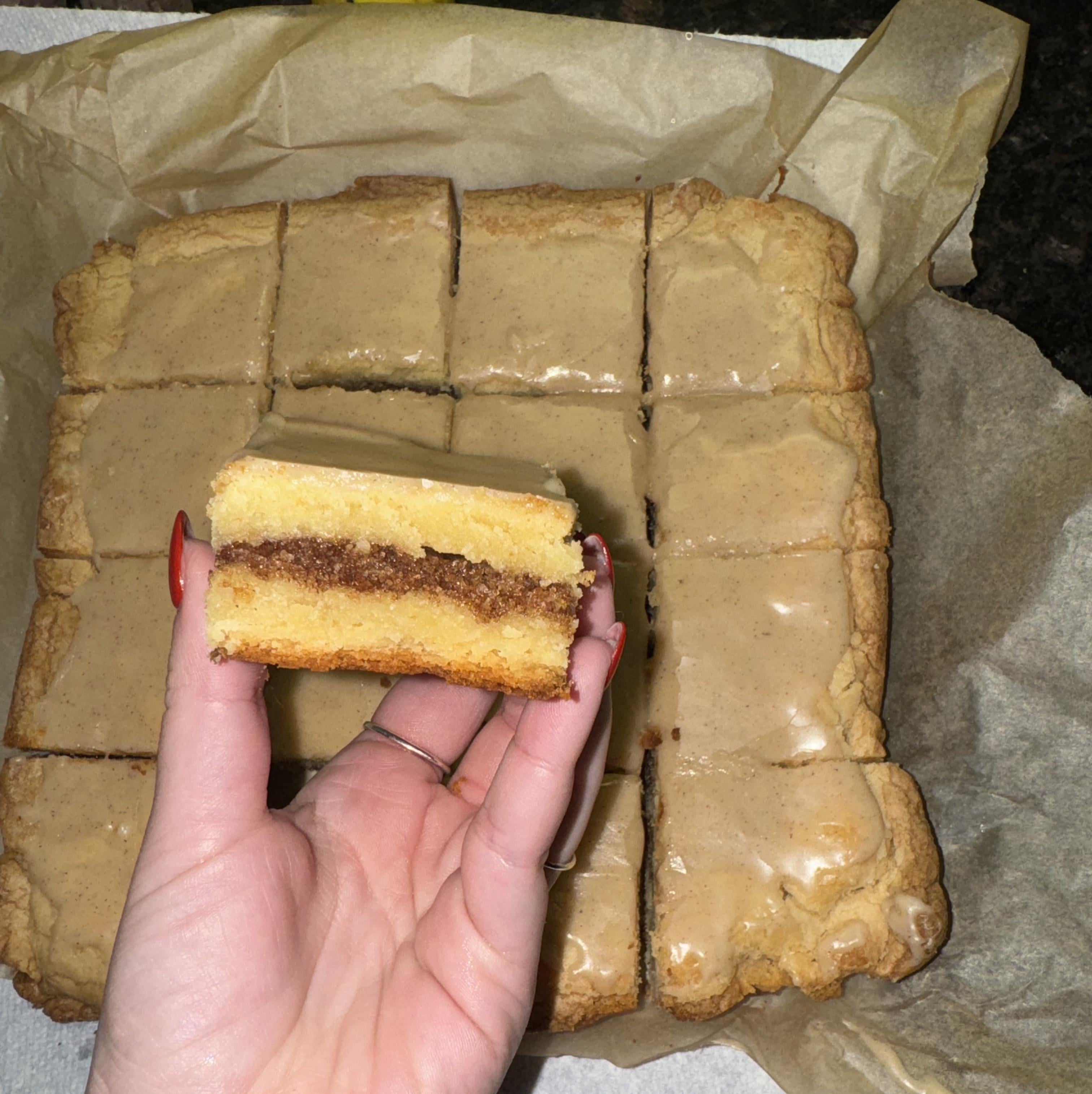 [homemade] brown sugar cinnamon shortbread bars - Dining and Cooking