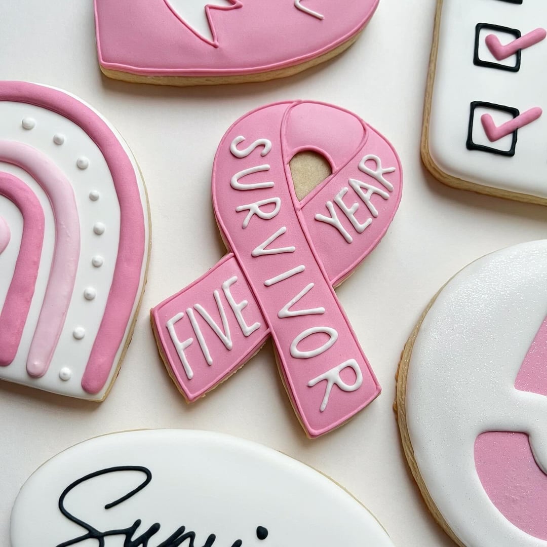 Cookies for a 5-year breast cancer survivor! - Dining and Cooking
