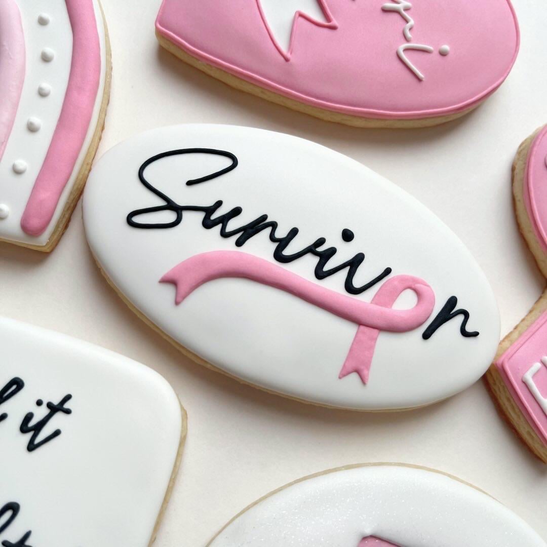 Cookies for a 5-year breast cancer survivor! - Dining and Cooking