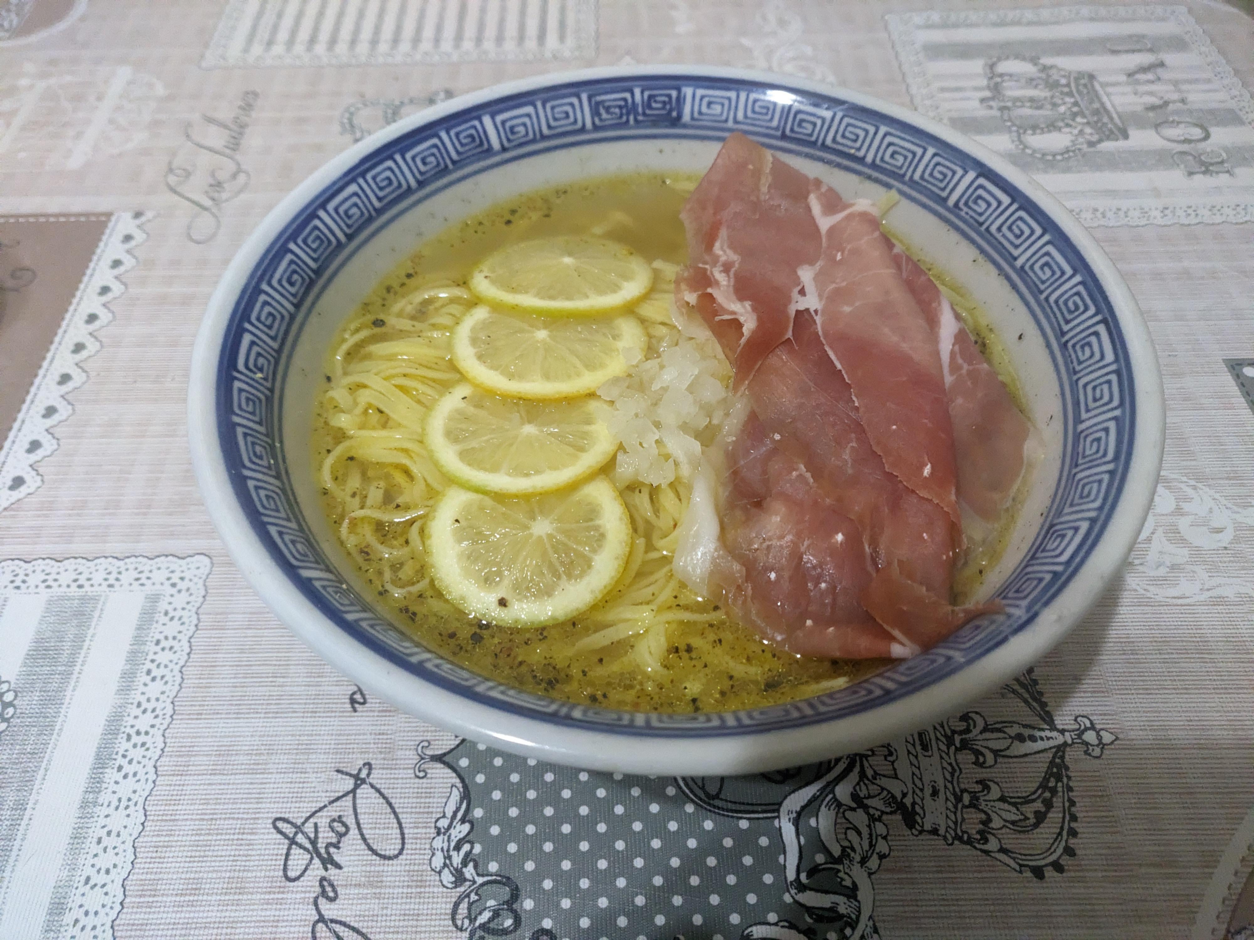 New year's shio lemon ramen with u/Apprehensive-Sir593 tip - Dining and ...