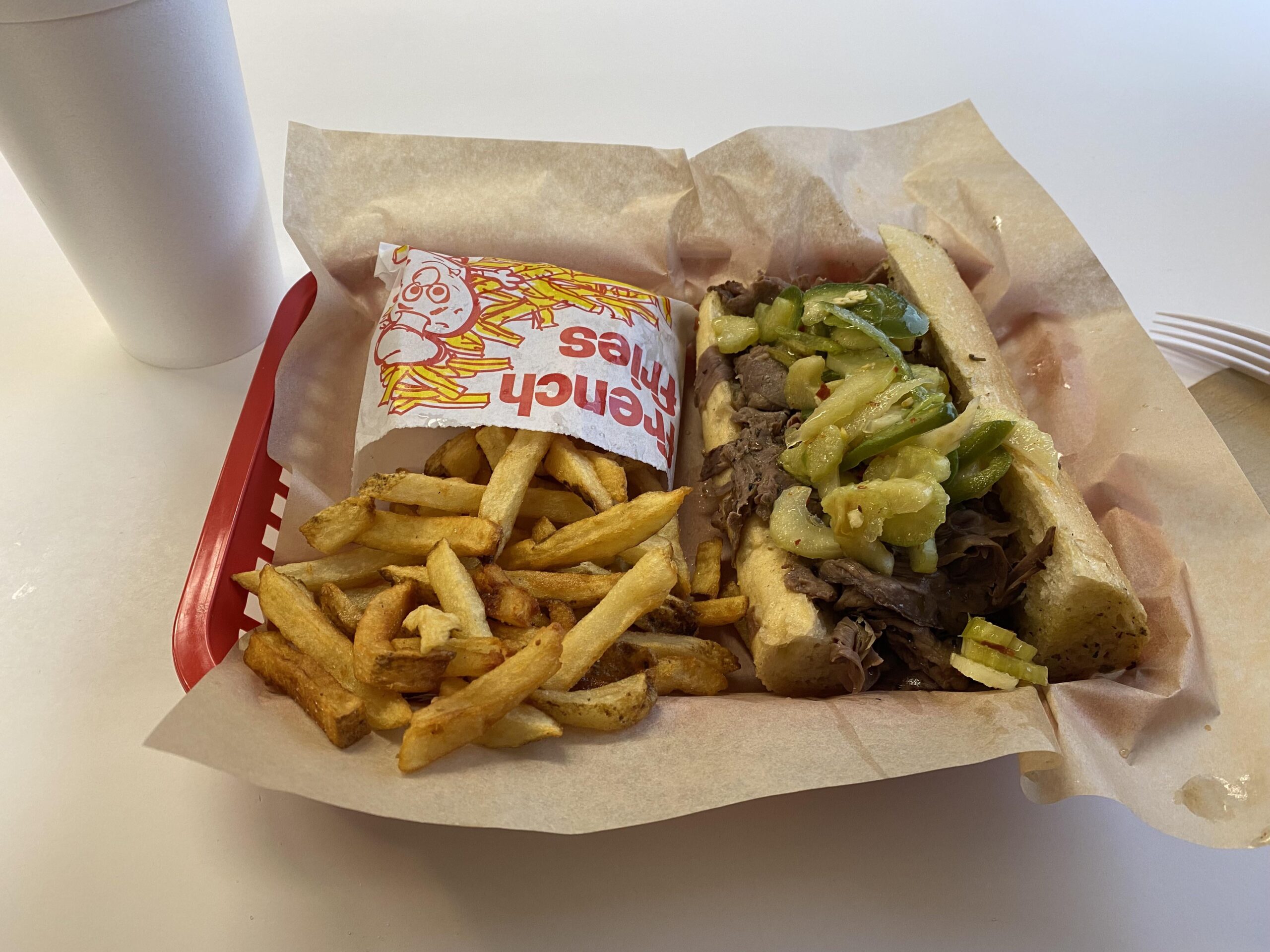 Frannies Beef by O’Hare- probably the best Italian beef I’ve ever had 😋 ...