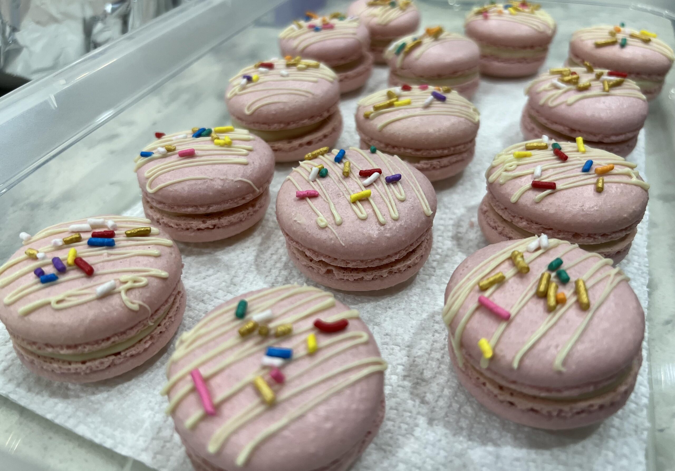 Champagne Macarons for New Year’s - Dining and Cooking