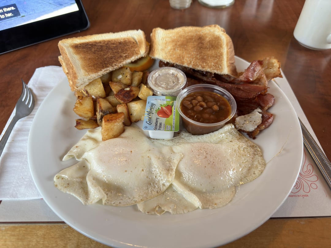 Again, perfection by my aunt! Bonus: Beans & cretons! - Dining and Cooking