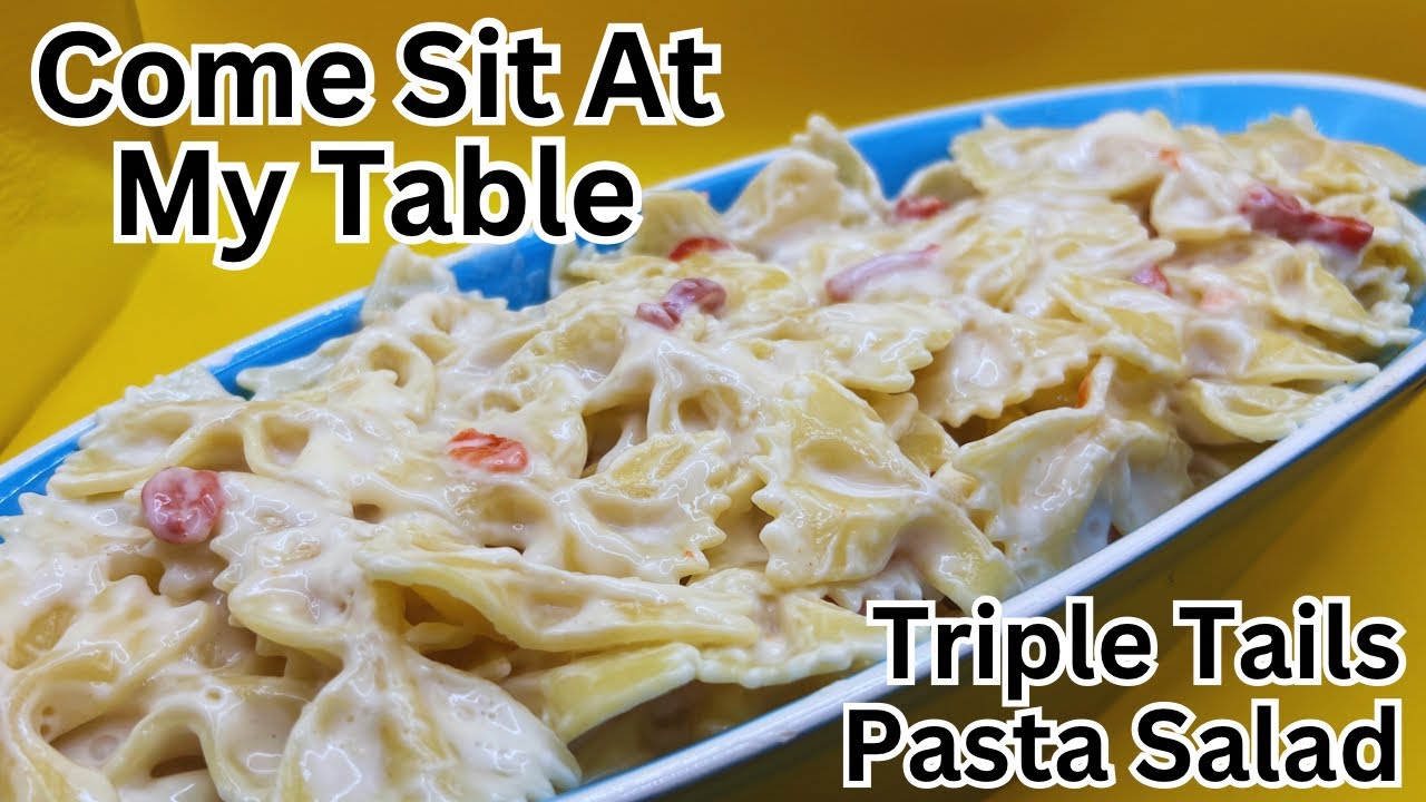 Triple Tails Pasta Salad - ONLY FIVE INGREDIENTS! Restaurant Recipe ...