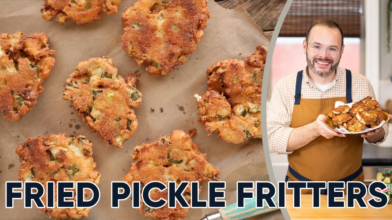 Fried Pickle Fritters Recipe - Dining and Cooking