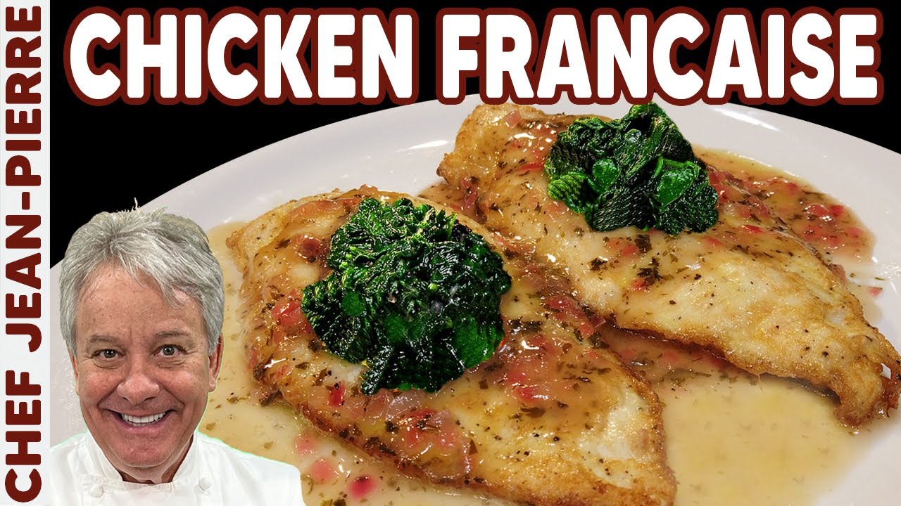 Classic Chicken Française with Butter Lemon Sauce - Chef Jean-Pierre ...