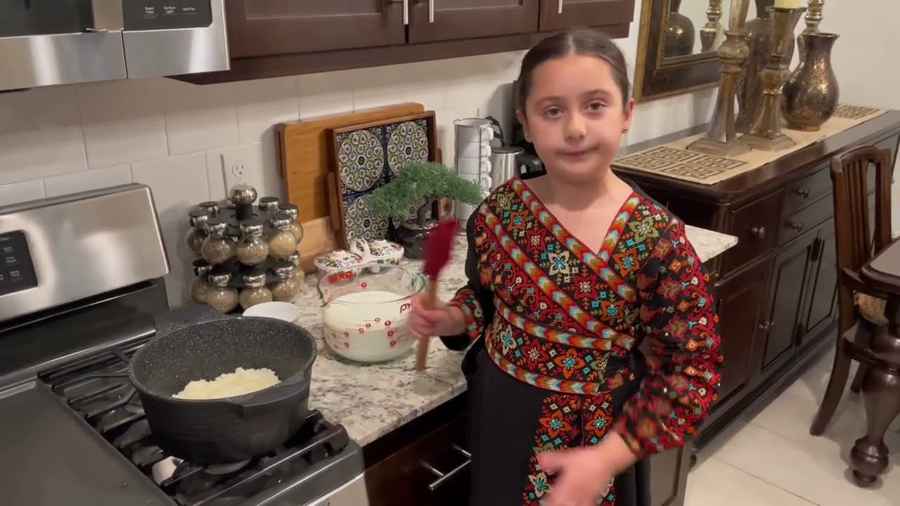 The Palestinian Rice Pudding Dessert - Dining and Cooking