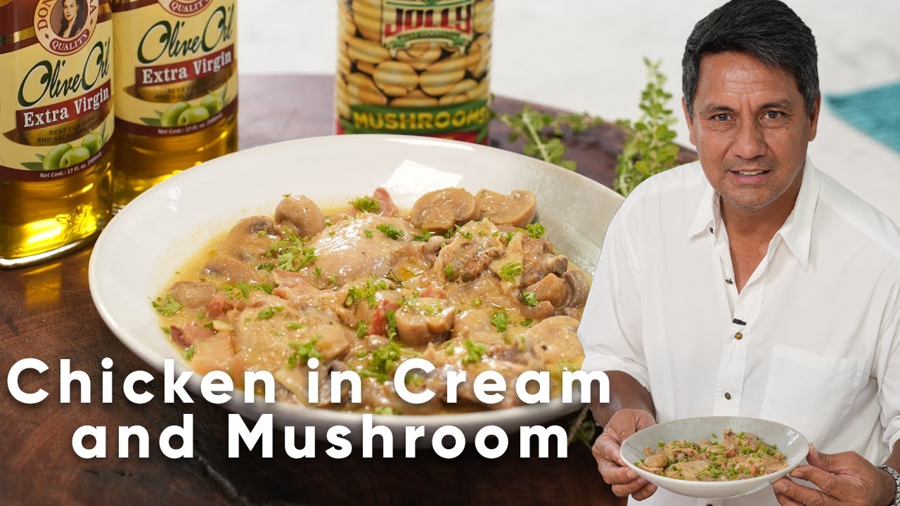 Goma At Home: Chicken With Creamy Mushroom Sauce - Dining and Cooking