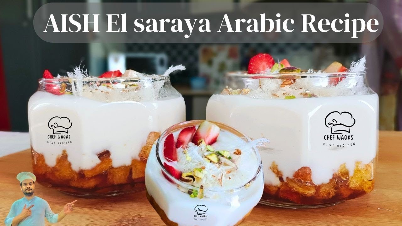 Aish El Saraya recipe | Middle Eastern Dessert Recipe | Quick & Easy ...