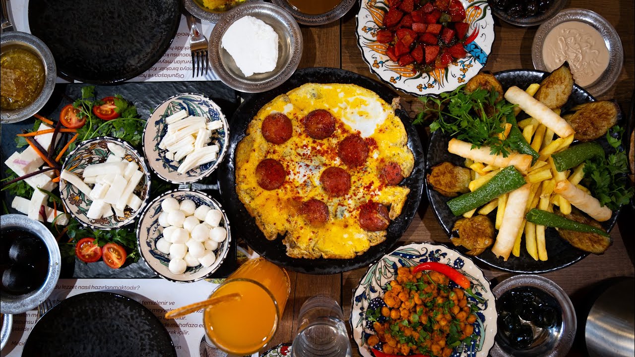 Traditional Village Breakfast / Omelette, Katmer, Pastry and Appetizers ...