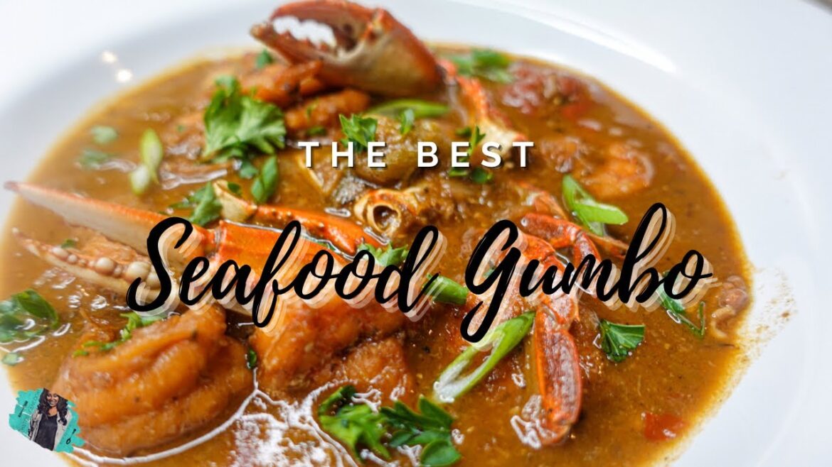 THE ABSOLUTE BEST SEAFOOD GUMBO | EASY FOOL-PROOF DRY ROUX | STEP BY ...