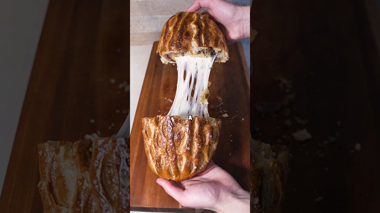 Beef Wellington, but I used a grilled cheese sandwich instead of beef ...