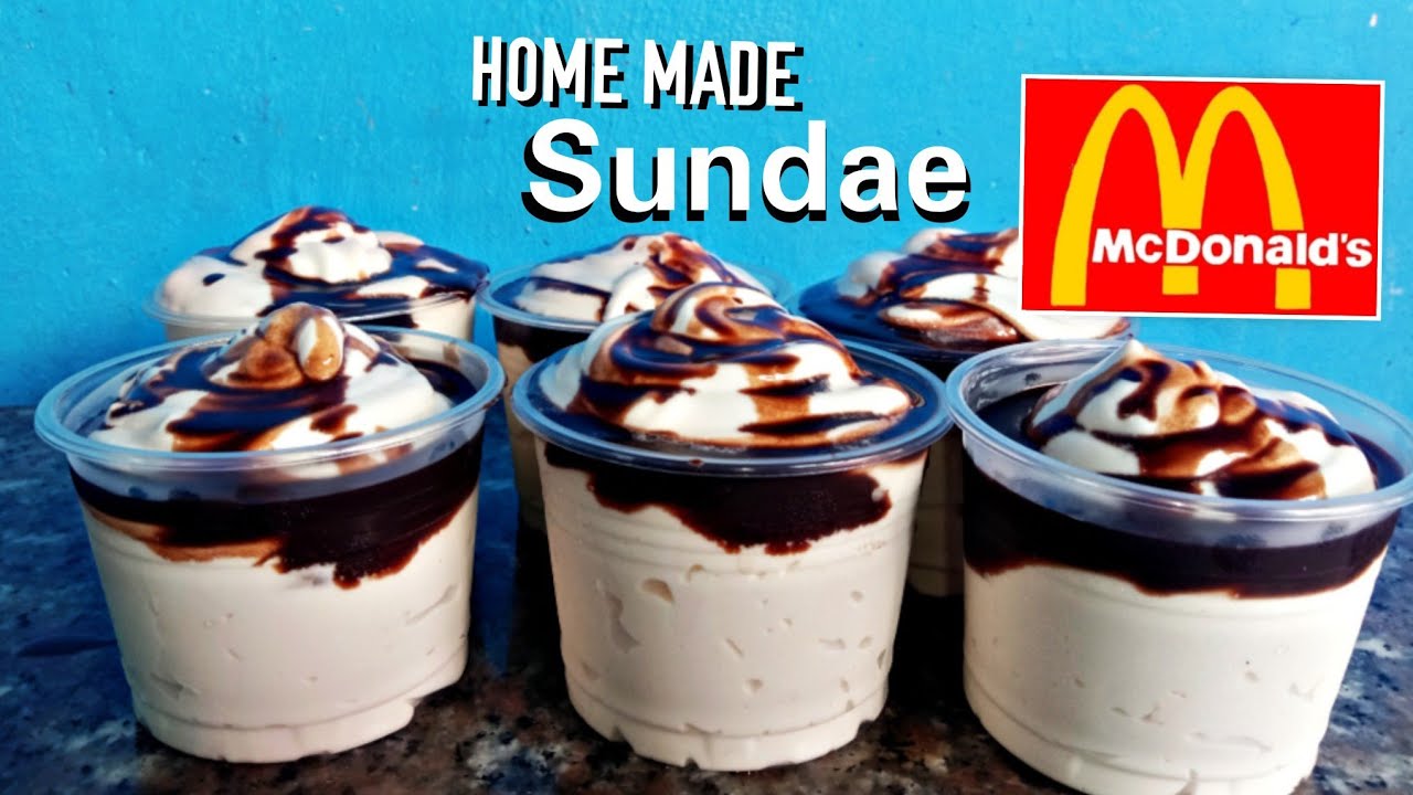 MCDONALD'S VANILLA SUNDAE| 3 INGREDIENTS ONLY - Dining and Cooking
