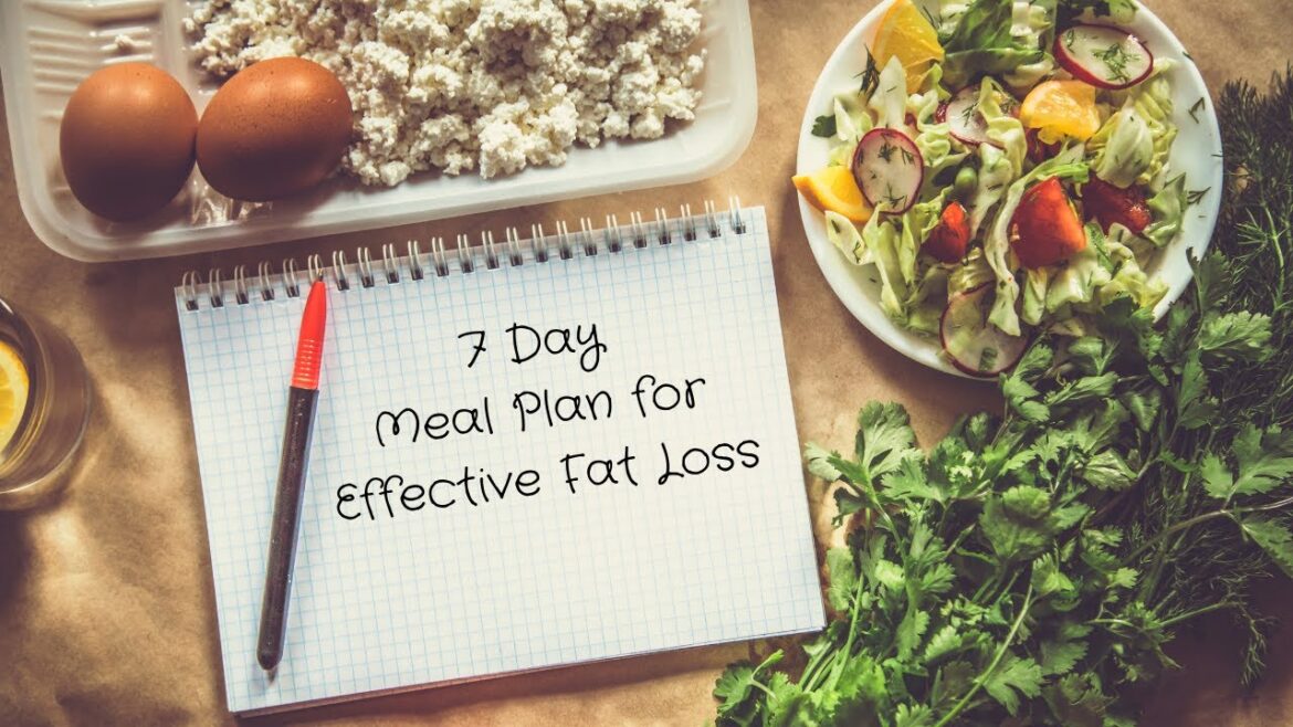 7 Day Meal Plan for Effective Fat Loss - Dining and Cooking