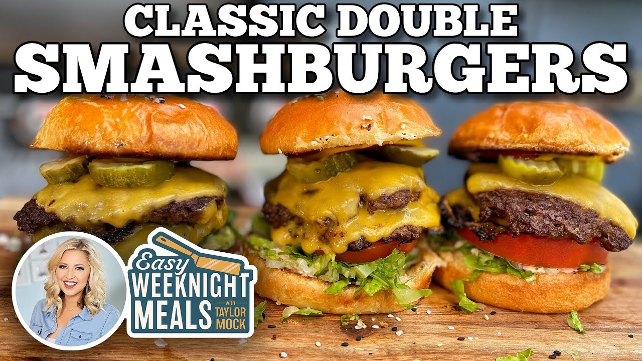 Easy Weeknight Meal: Classic Double Smash Burgers - Dining and Cooking