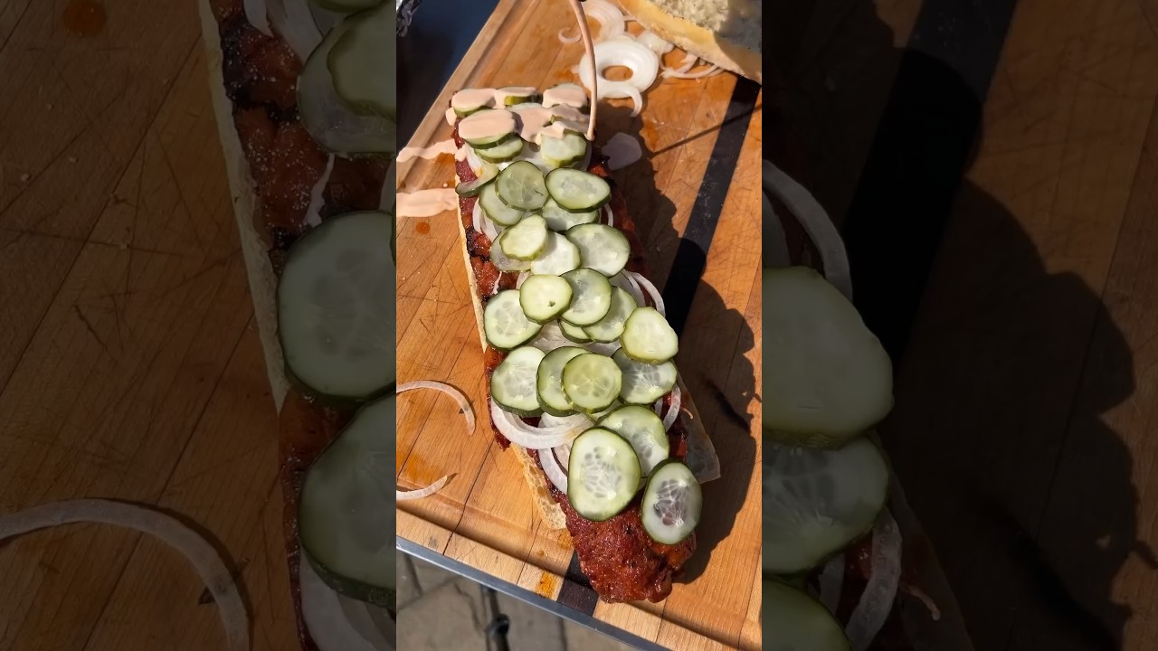 Mega BBQ Rib Sandwich - Dining and Cooking